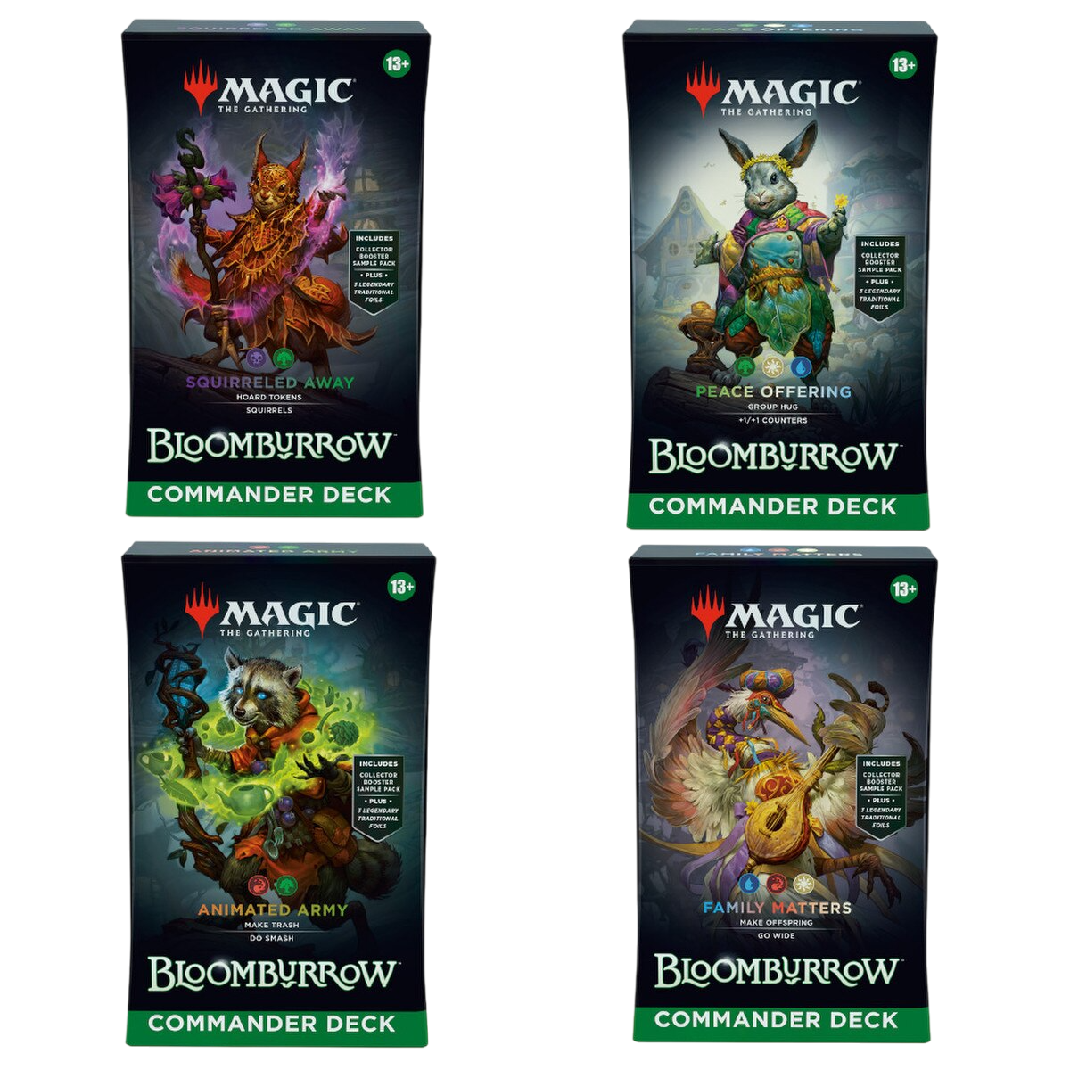 Magic The Gathering: Bloomburrow Commander Decks – The Trade Inn